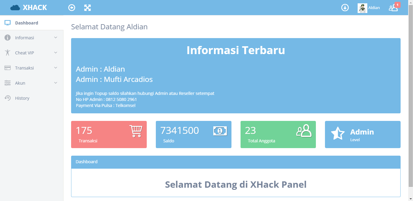 Register Reseller ~ XHack