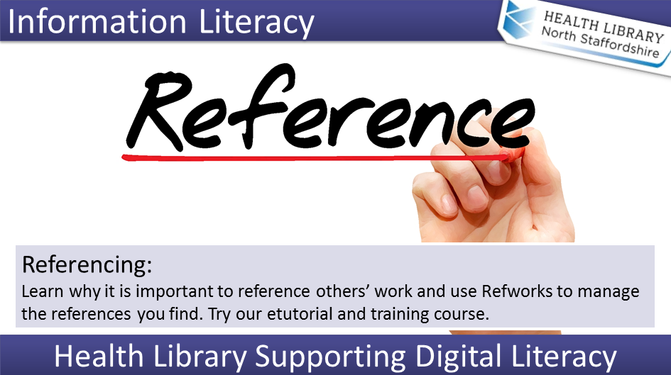Develop your digital literacy skills – Referencing