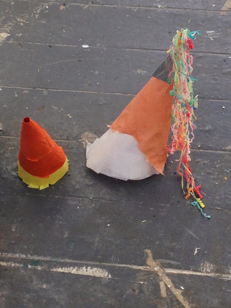 Helen Shaddock: Tissue paper cones