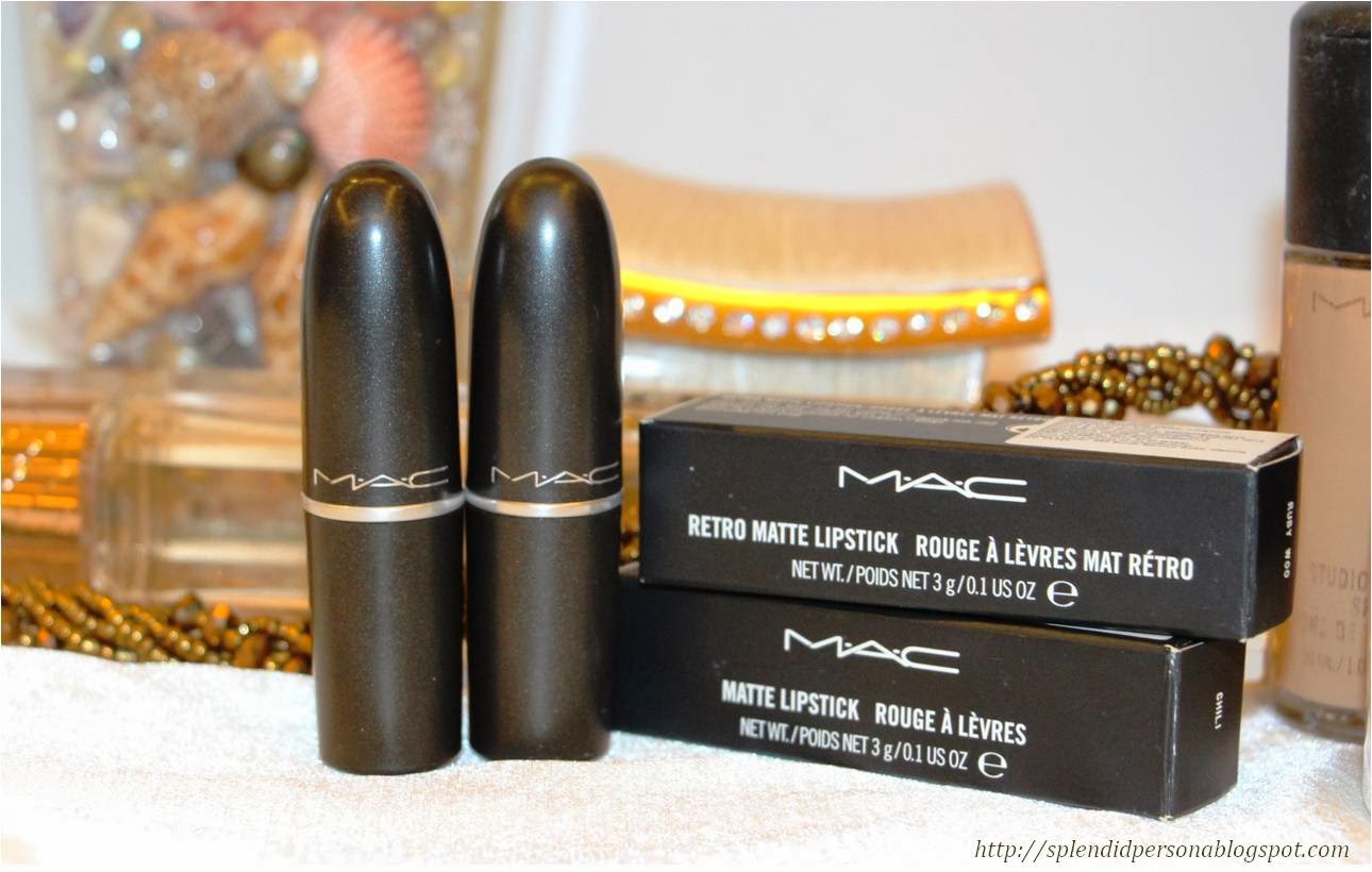 Splendid Persona: MAC Lipsticks - Ruby Woo & Chili