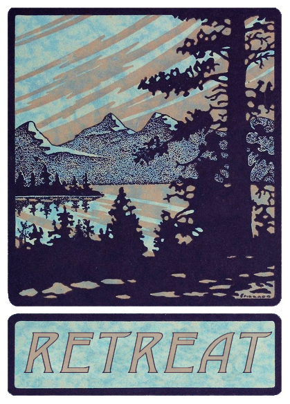 Vintage Retreat Sign | Christian Clip Art Review