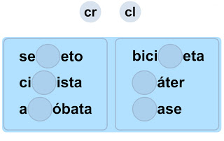 SOY PRIMER...: LECTURA COMPRENSIVA CON LOS GRUPOS "CR" Y "CL"