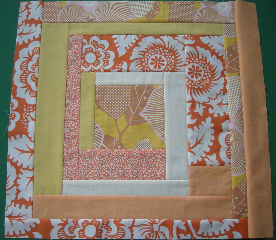 Elven Garden Quilts: Wonky Log Cabin Quilt - Blocks part 1