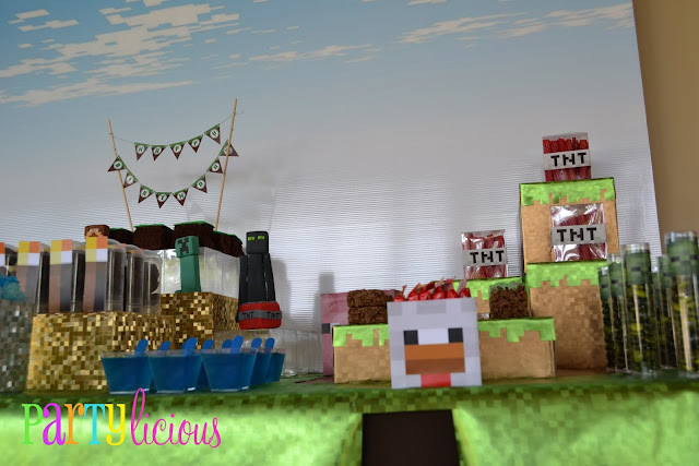 Partylicious Events PR: {Minecraft Birthday Party}