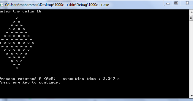 Programmers Area: C++ program to print patterns