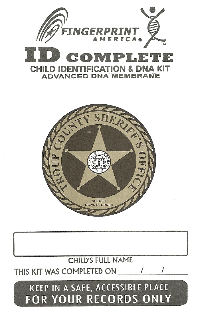 Troup County Sheriff's Office: FREE Complete Child ID Kits from TCSO ...