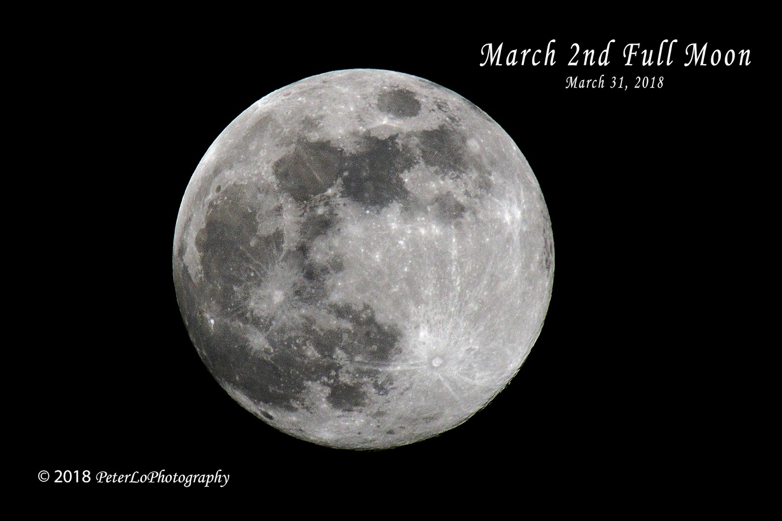 Full Moon in Toronto, Canada