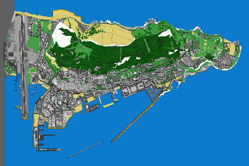 Map of Gibraltar