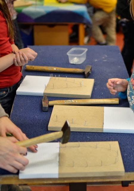 mijn ogen zien en mijn handen maken: Muts timmeren