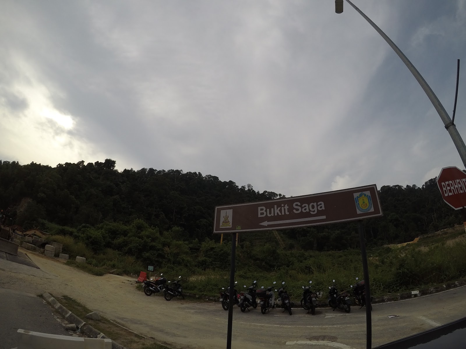 Bukit Saga hike to peak with mini outdoor gym