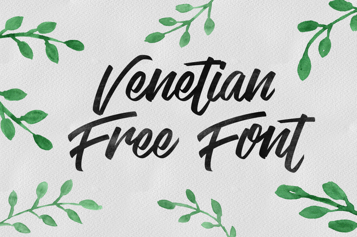 DLOLLEYS HELP: Venetian Free Font
