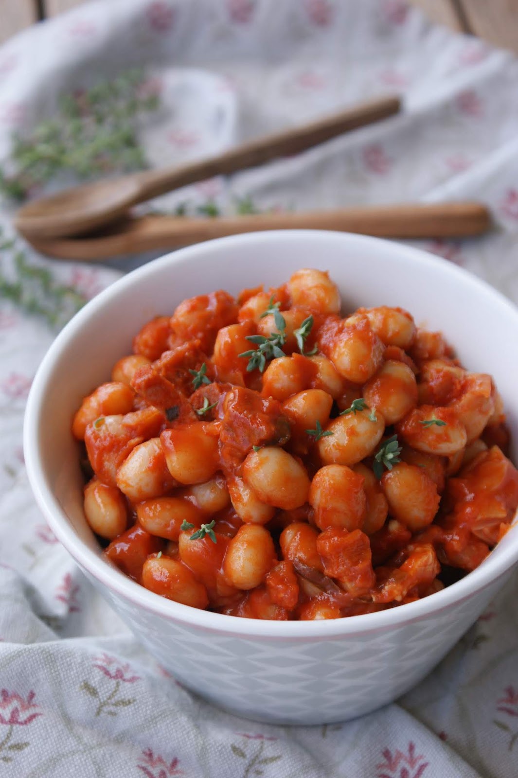 Afternoon Tea: Coco de Paimpol au chorizo