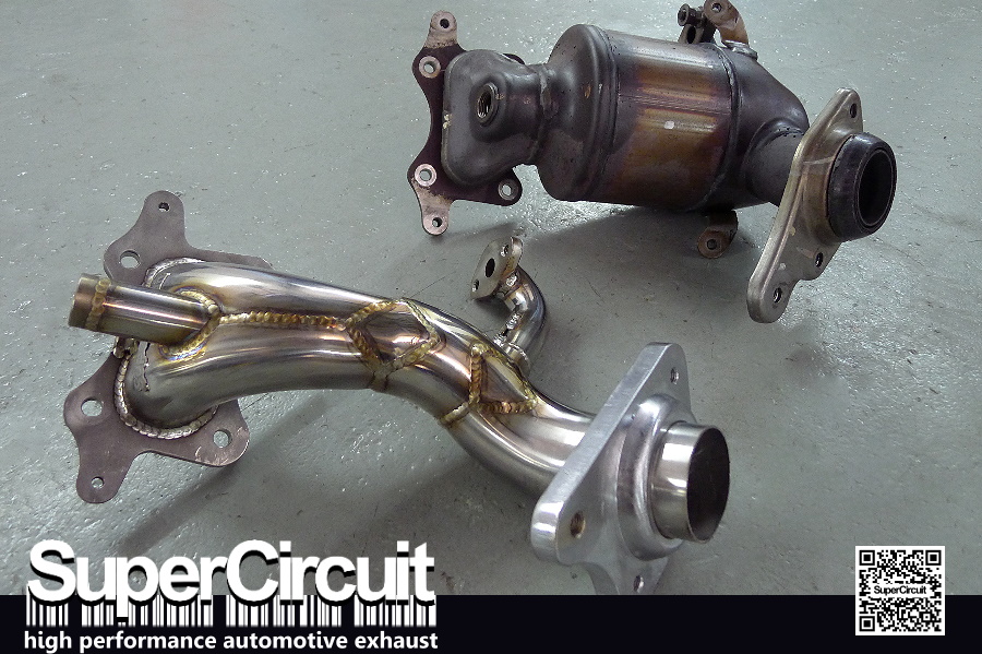 SUPERCIRCUIT Exhaust Pro Shop: Honda Jazz/ Fit GK Headers & Cat Pipe