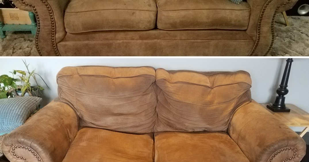 Ugly, Sagging, Sofa Makeover