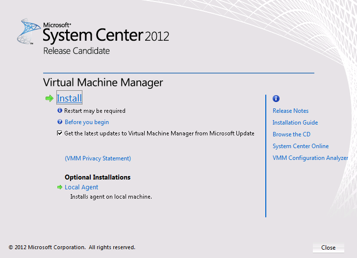 Kevin Greene IT Blog: Installing System Center Virtual Machine Manager 2012