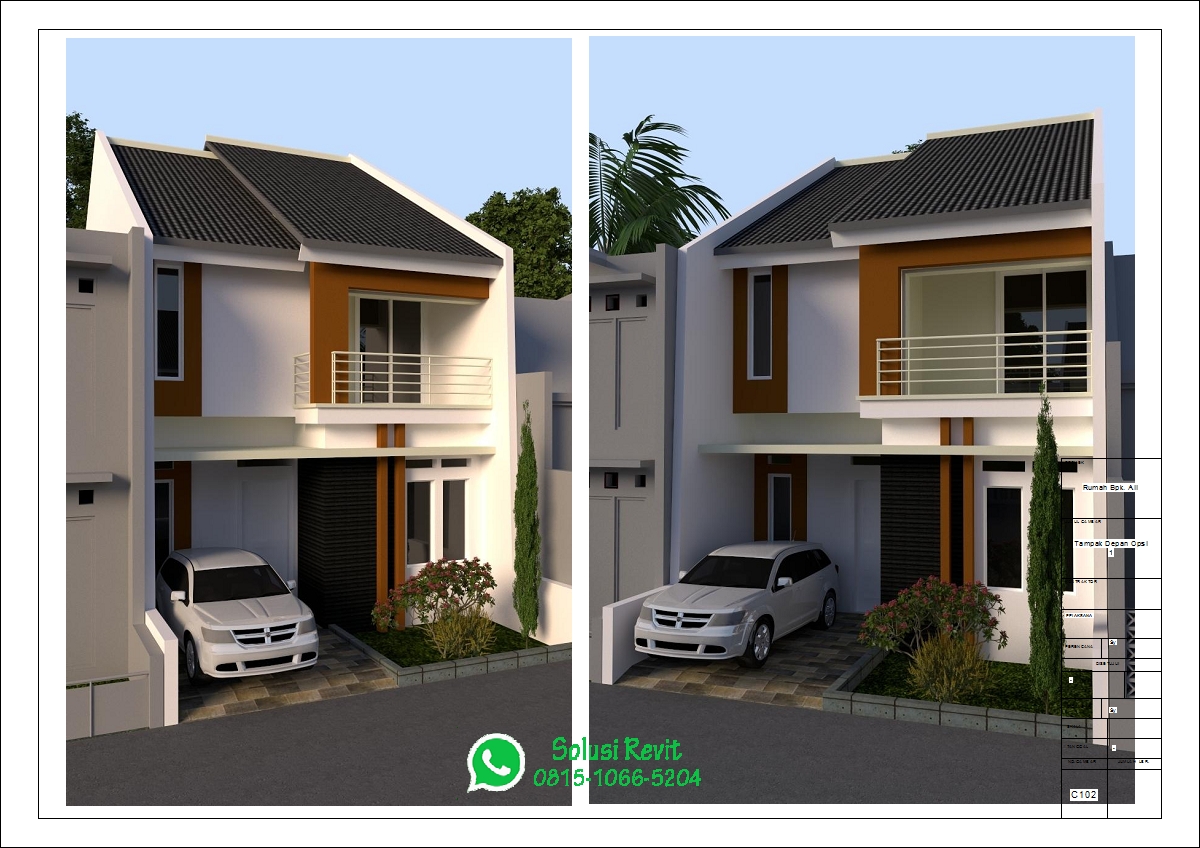 Belajar Revit : Contoh Desain Rumah Menggunakan Revit - 2 ~ Kursus ...