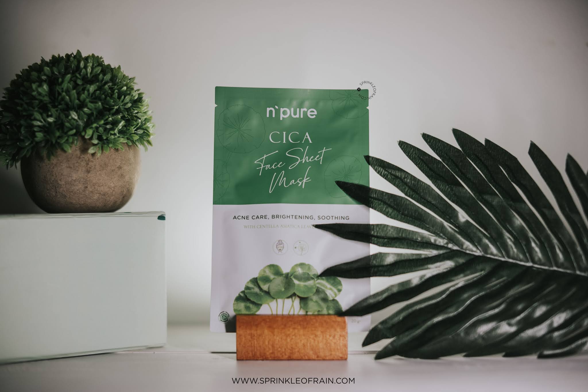 [MINI REVIEW] N'PURE Cica Face Sheet Mask - Sprinkle of Rain
