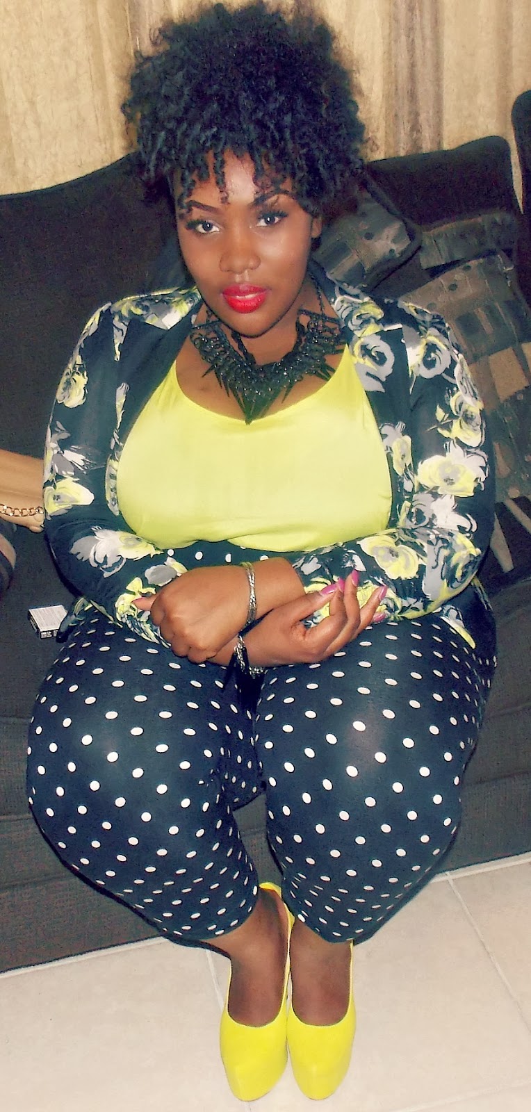 .: #OOTD: Prints & Neon