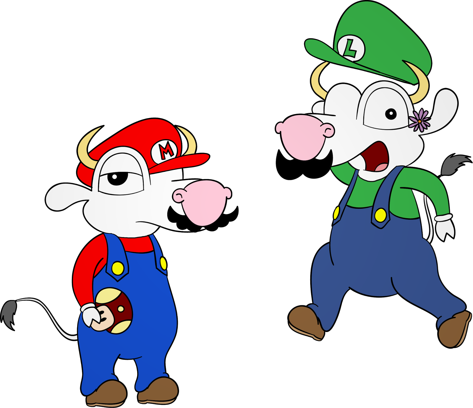 Beluga Draws Stuff!: Cowsplay - Super Mario Bros.
