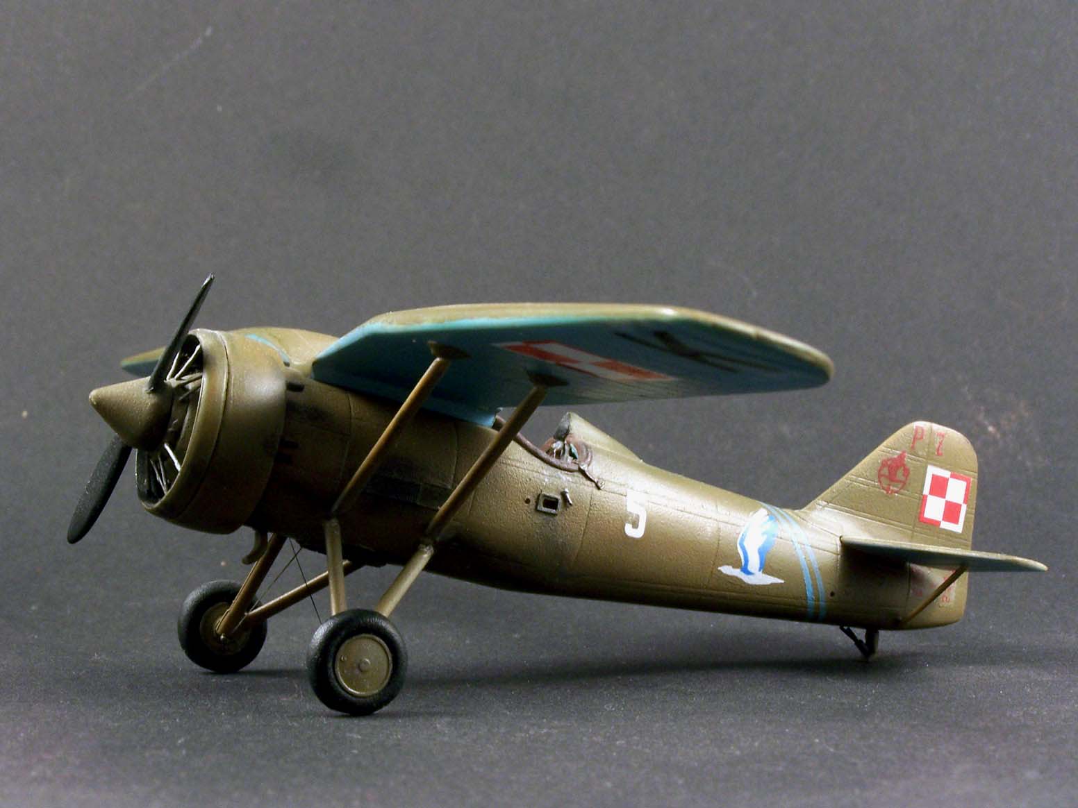 Modele z Szachownicą: PZL P.7a (2003 rok Wrzesień '39 # 1)