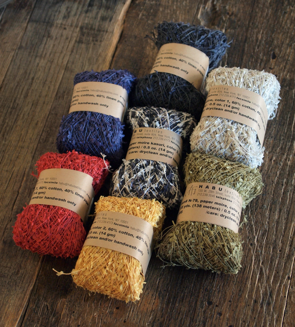 Fancy Tiger Crafts: New Yarns from Habu Textiles + A Knitted Nest for ...
