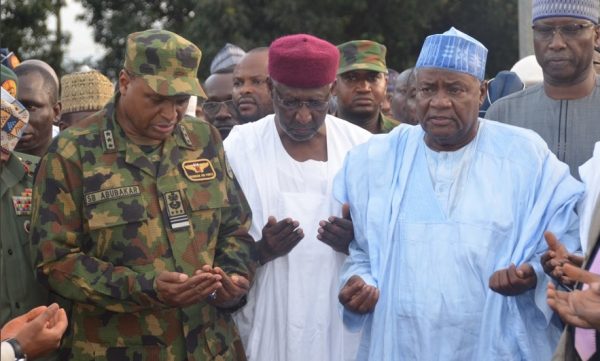 Burial of Baba Ari, Nigerian pilot who died in NAF aircraft crash (Photos)