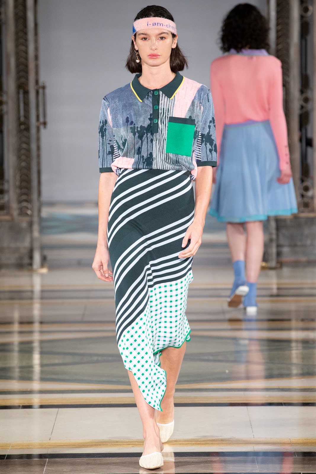 frumpy to funky: i-am-chen SS19 at Fashion Scout during London Fashion Week