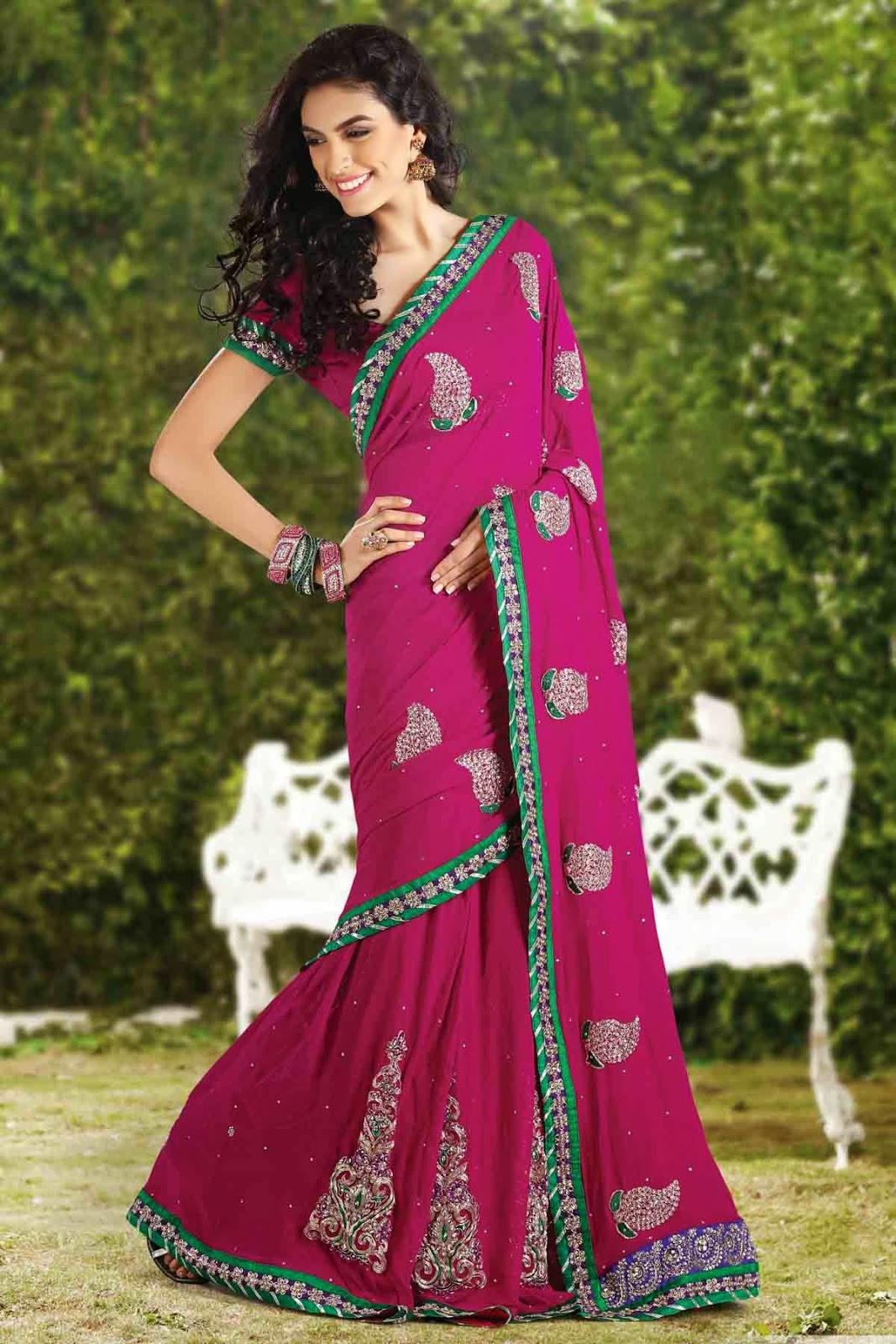 Sarees for Women-Online Embroidery Indian Sarees-Buy Saree Online in ...
