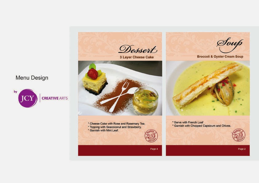 Menu & Voucher Design | CY Portfolio