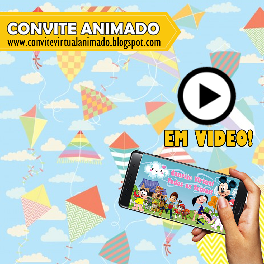 Convite Animado - Convite Virtual - Convite Digital ~ Convite Virtual ...