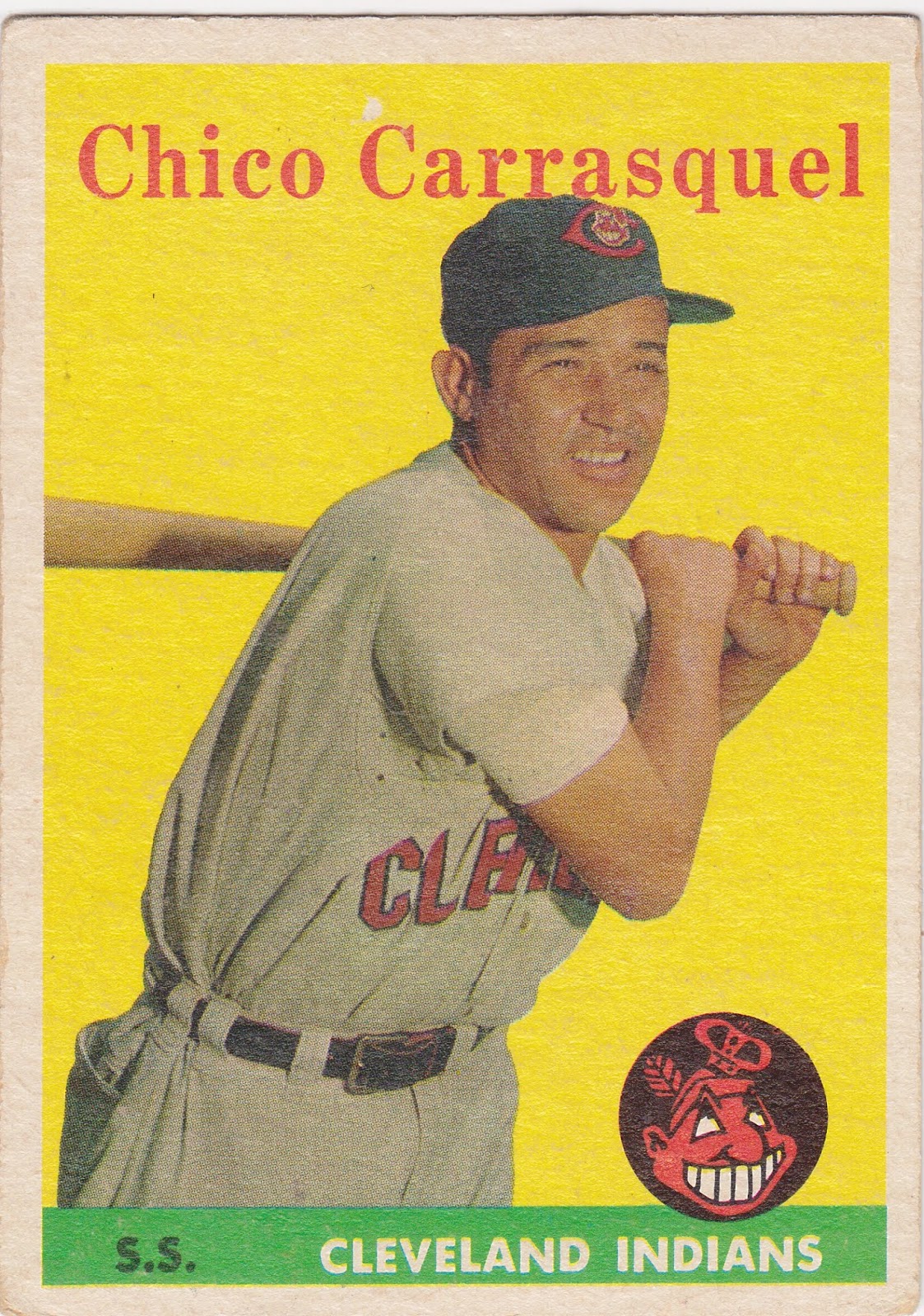 Talking Heads: The Topps 1958 Baseball Set: #55 Chico Carrasquel