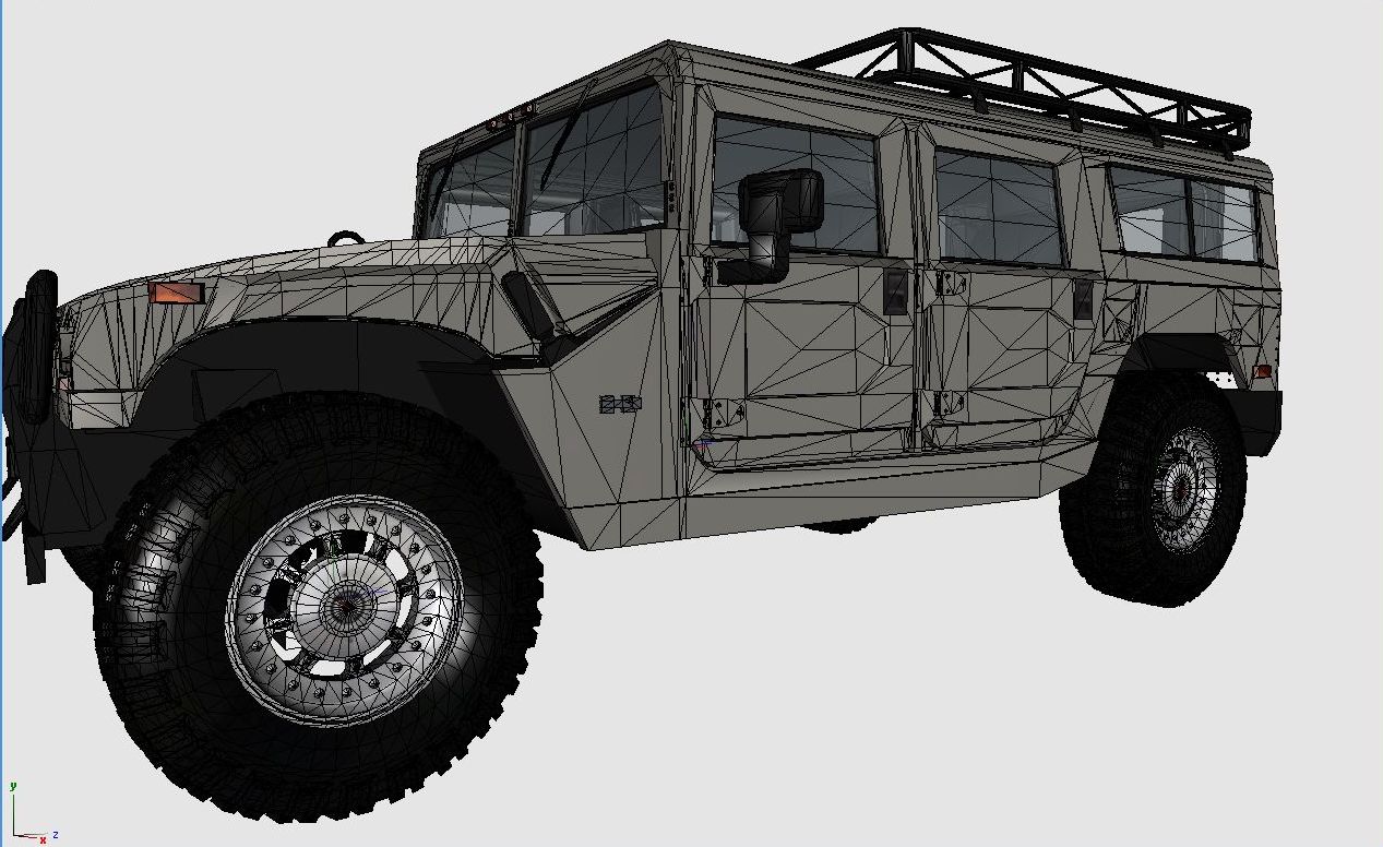 3D Modeling Blog: Download Hummer H1 Alpha 3D Model