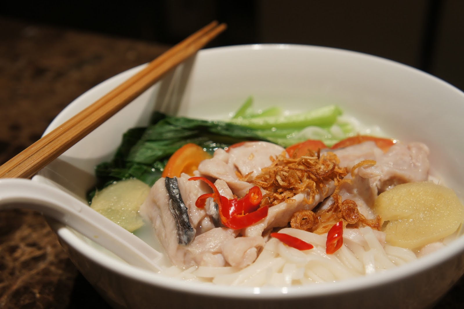 Say My Kitchen: XO Sliced Fish Soup with Rice Noodle (XO鱼片米粉汤)