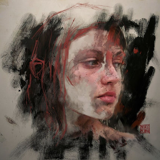 Portrait 190 mixedmedia - MICHELE PETRELLI | Contemporary Artworks