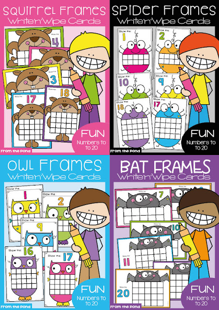 Fall Ten Frames | From the Pond