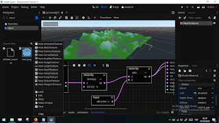 Godot Tutorial - Vertex Displacement using Visual Shader