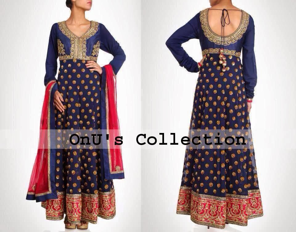 Fashionhung.blogspot.com: Party Wear Dresses by OnU's Collection 2014