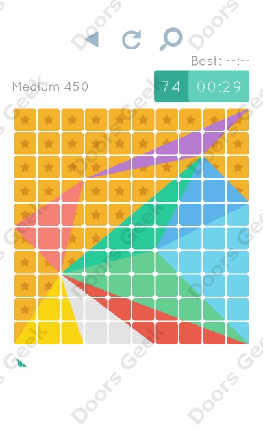 Blocks & Shapes [Medium] Level 450 Solution ~ Doors Geek