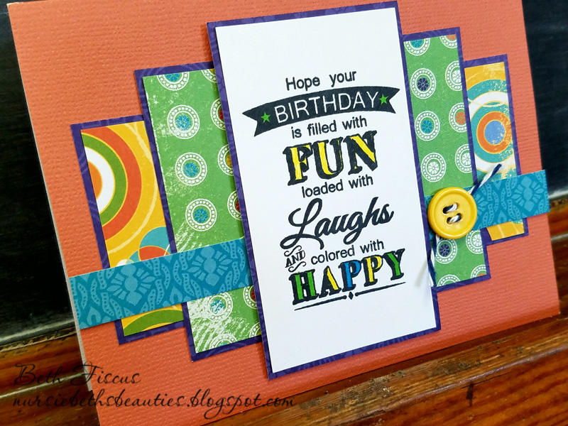 Beth's Beauties: Bright and Bold Birthday Card