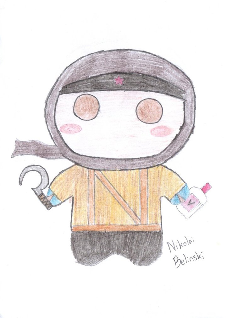 Azay's Video Game Craft Haven: Nazi Zombie Heroes Chibi Dolls