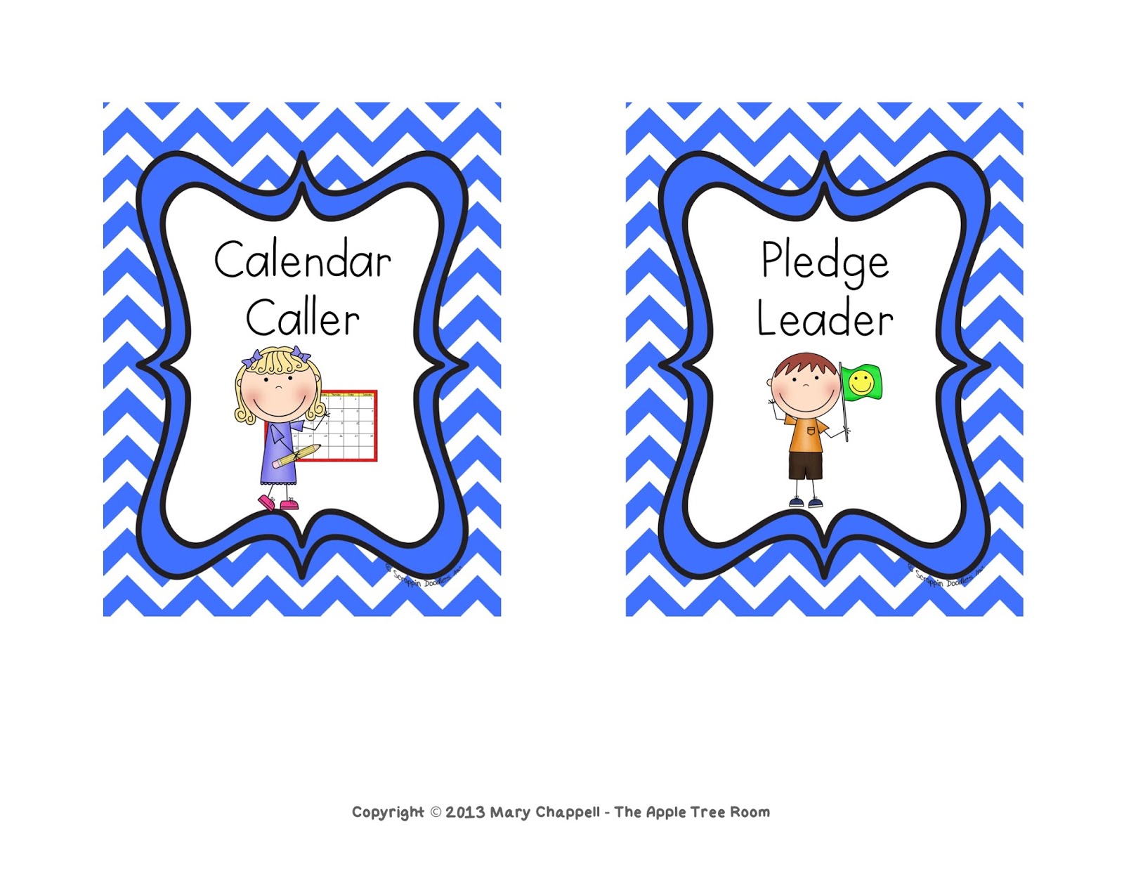 The Apple Tree Room: 2 Sets of Job Cards