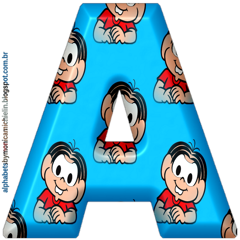 Alfabeto Turma Da Monica - BRAINCP
