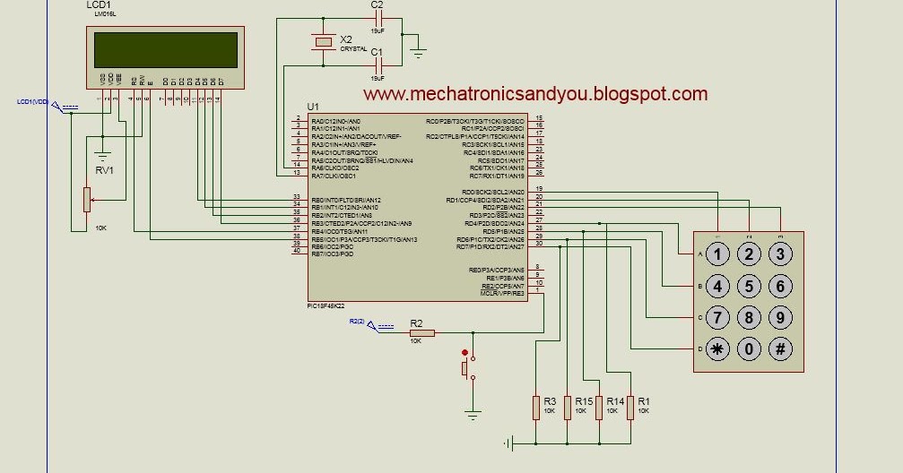 Mechatronics And You : Lesson 9 Interfacing Keypad with PIC Microcontroller - MikroC