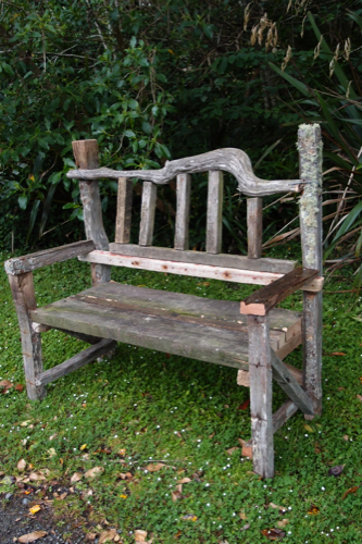 aaron-m: Rustic Totara fence batten outdoor chairs