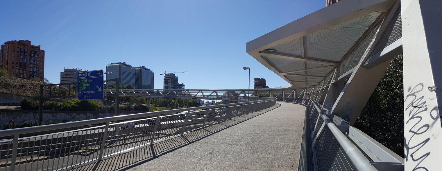 The Happy Pontist: Spanish Bridges: 1. Paloma Footbridge, Madrid