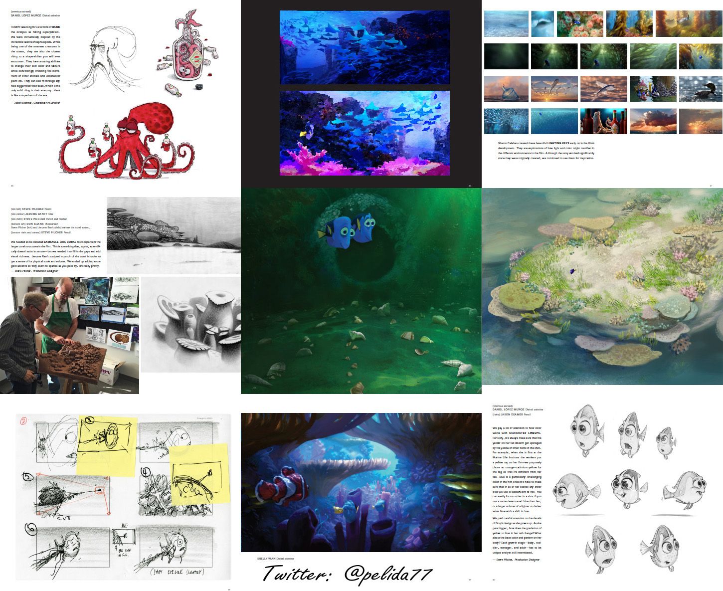 ANIME-BOOKS: THE ART OF FINDING DORY (2016)