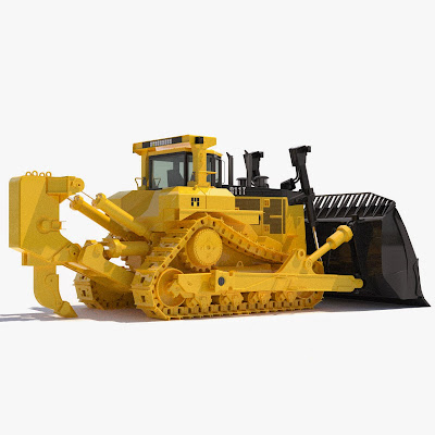 3D Custom Modelling: 3D Model Bulldozer Caterpillar D11