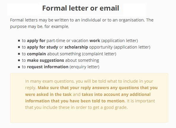 Sincerelyours: 2bac writing Formal Letters & Emails