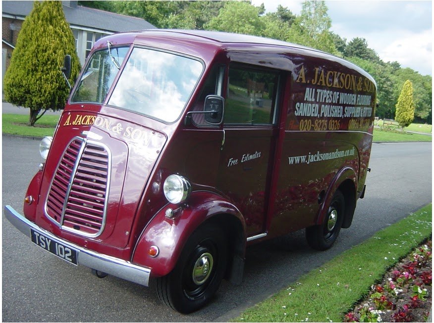 -=-Morris J Type Vans-=- : A real nice van for sale on e-bay, well ...