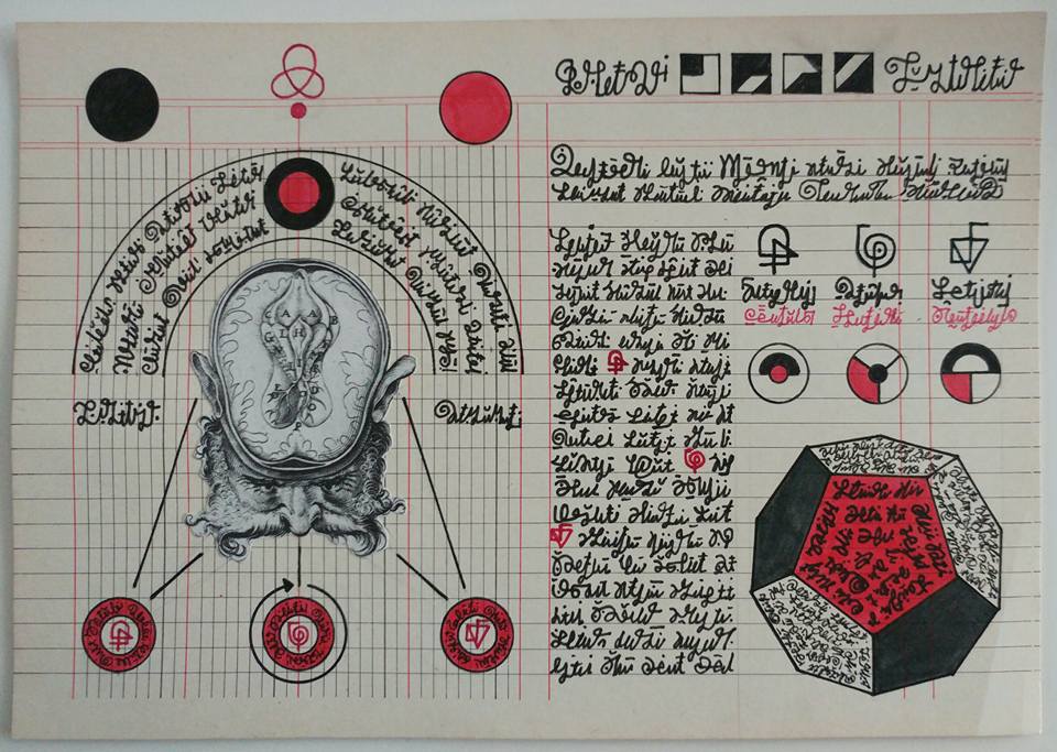 The New Post-literate: A Gallery Of Asemic Writing: Asemic Anatomy Art ...
